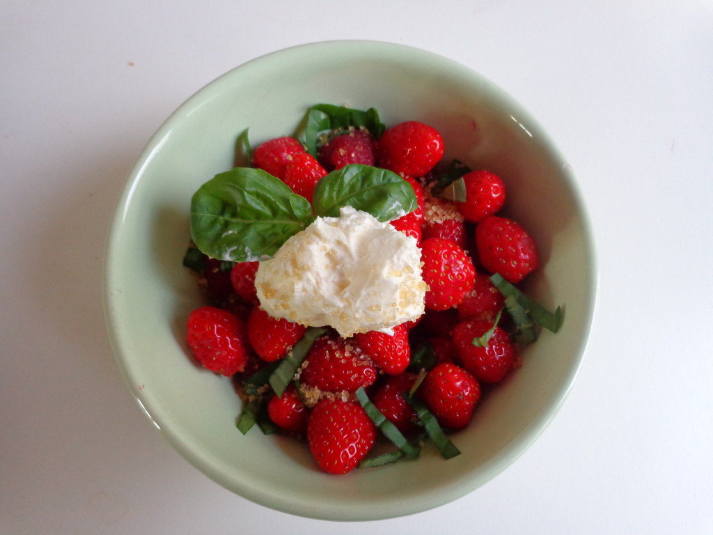 Fraises et framboises à la crème | The Everyday French Chef
